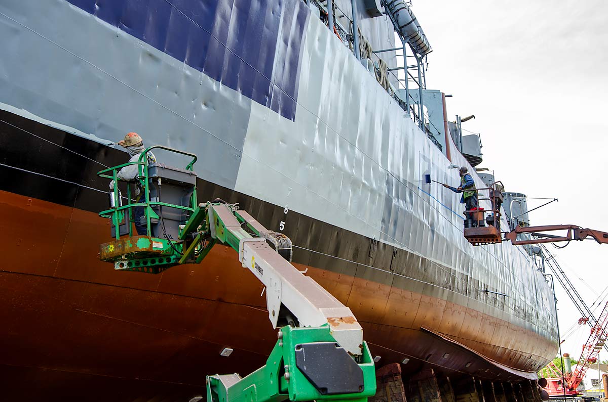 27 Painting The USS Slater